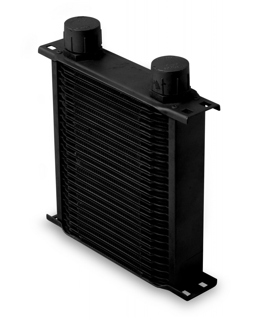 Earls 25 Row Oil Cooler -16 AN Black - Earls Performance Plumbing